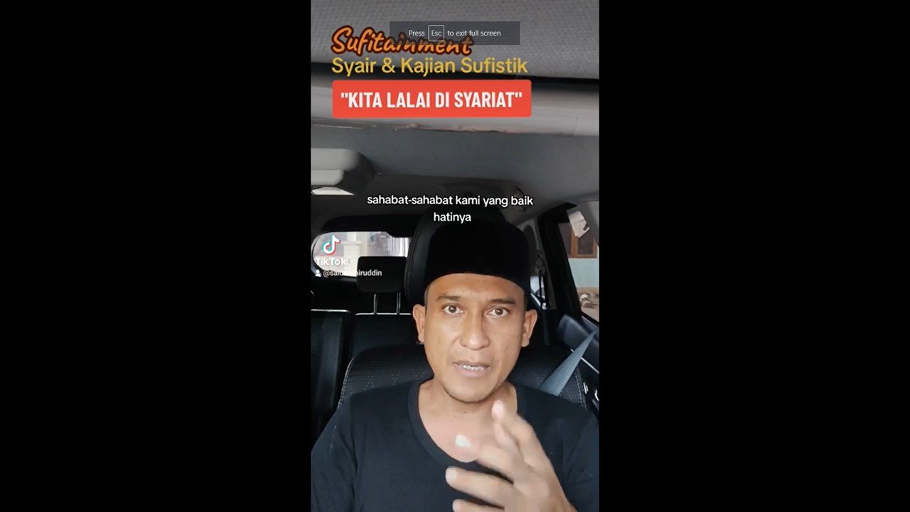 KITA LALAI DI SYARIAT – SAID MUNIRUDDIN